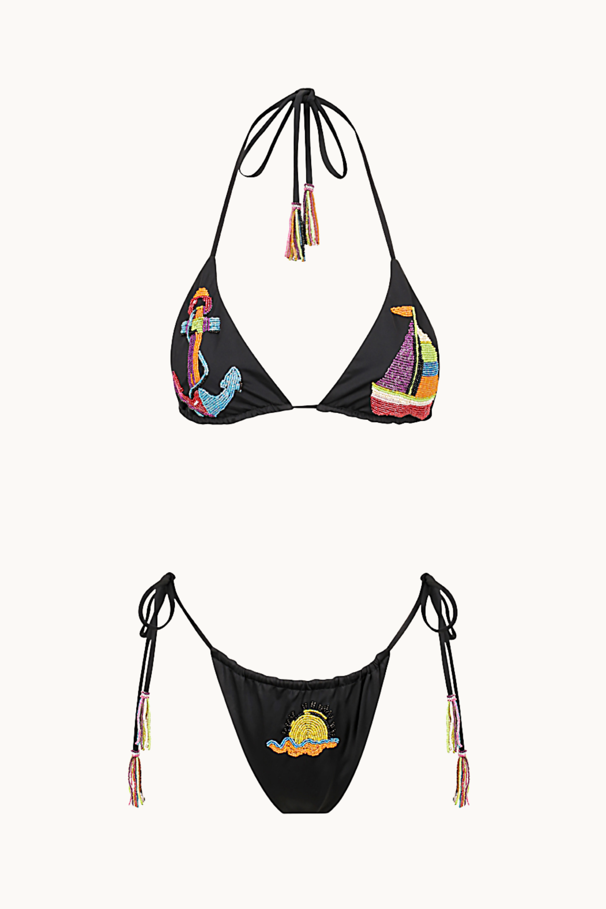 BEADED KINI SET - MARINA